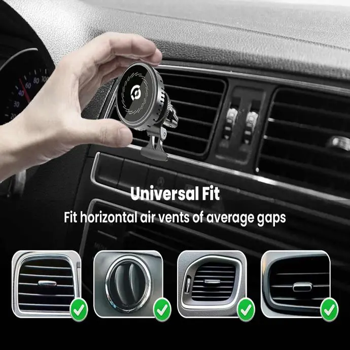 Powerology Dual Mount Cooling Coil MagSafe Charger 15W